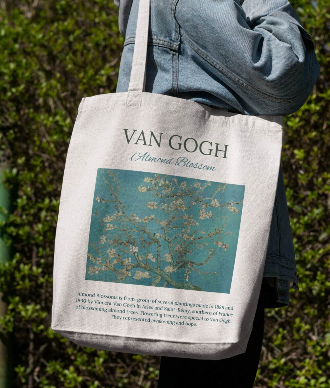 Almond Blossom Van Gogh Tote Bag - Septemberish