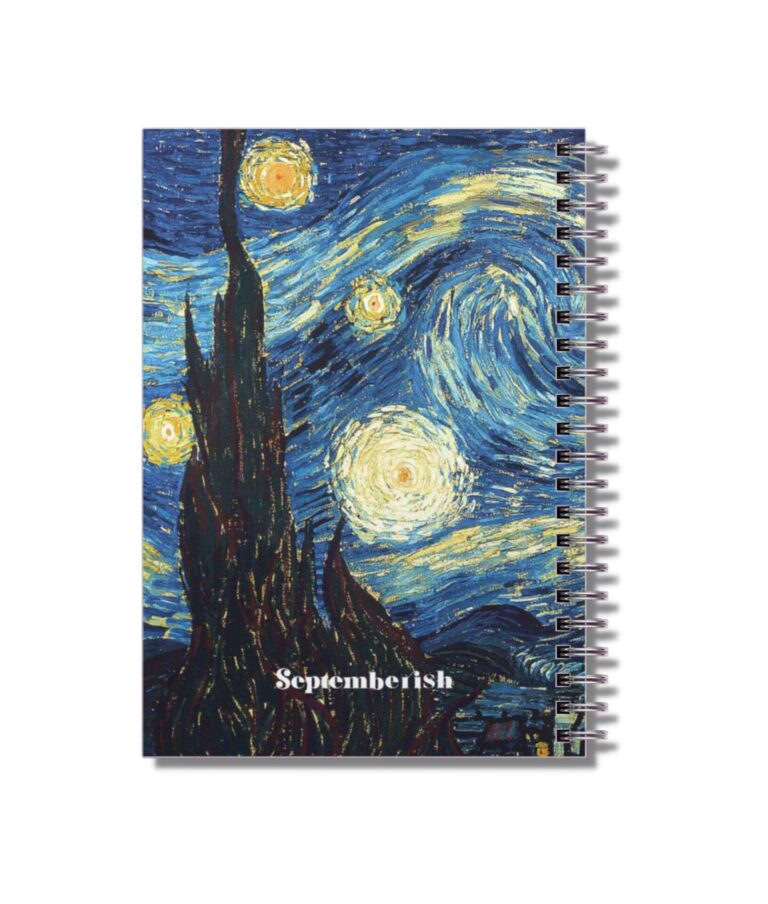 Starry Night Van Gogh Notebook - Septemberish