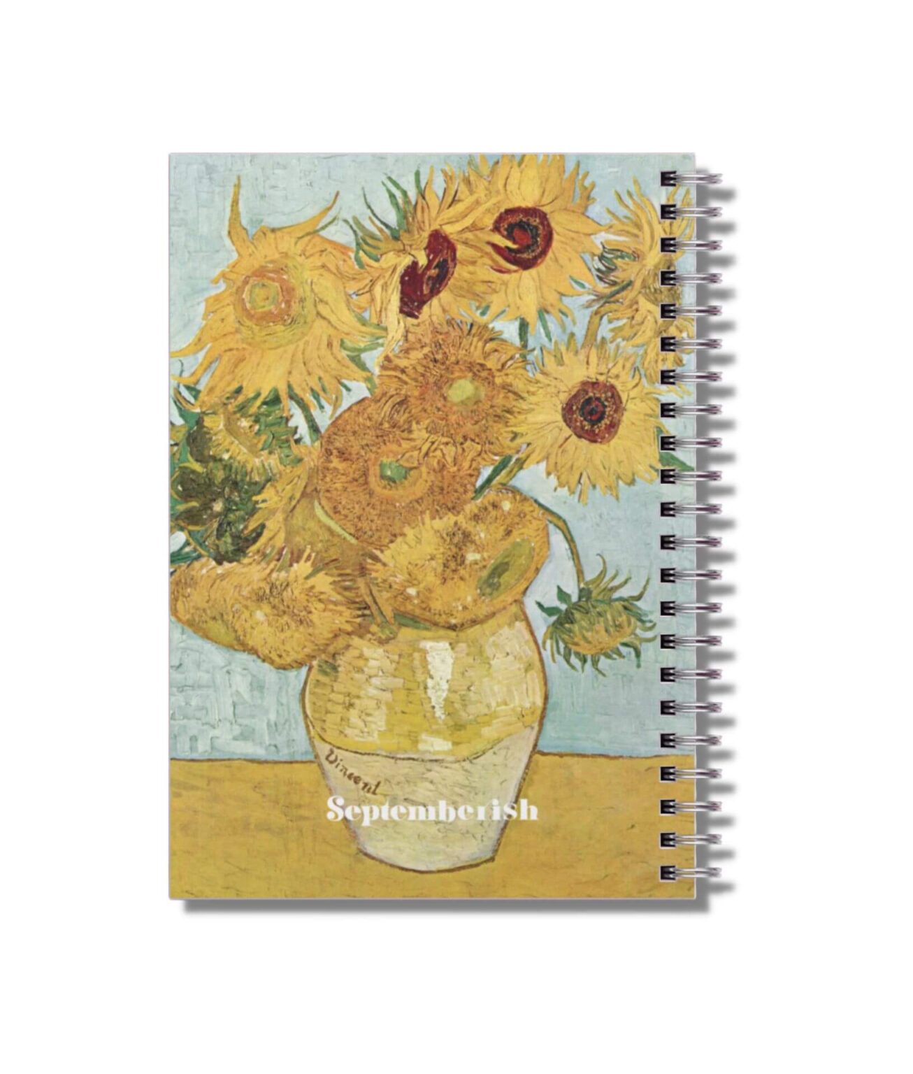 Sunflowers Van Gogh Notebook - Septemberish